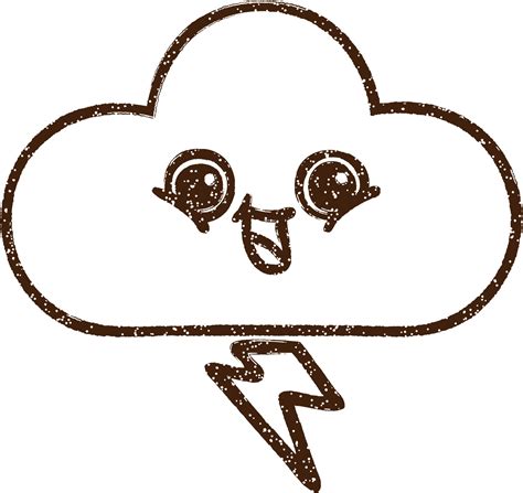 Cloud Charcoal Drawing 9592838 Vector Art At Vecteezy