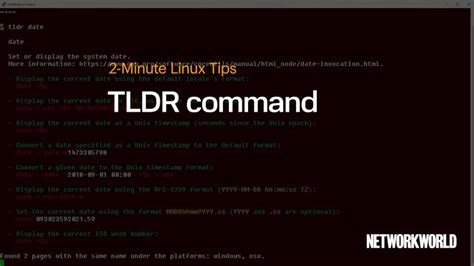 How To Use The Tldr Command In Linux Quick Alternative To Man Pages Network World