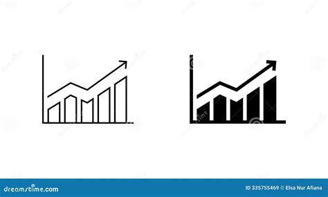 Statistic Icon In Generic Style Business Chart Symbol Financial Analysis Stats Concept Stock