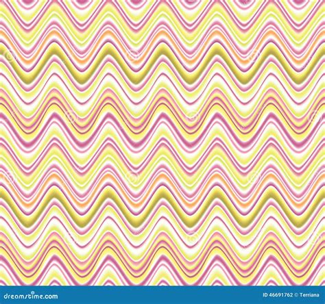 Wave Pattern Abstract Seamless Wave Texture Stock Illustration
