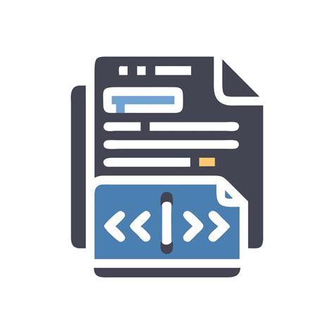 innovative source code repository design icon 54229495 vector art at