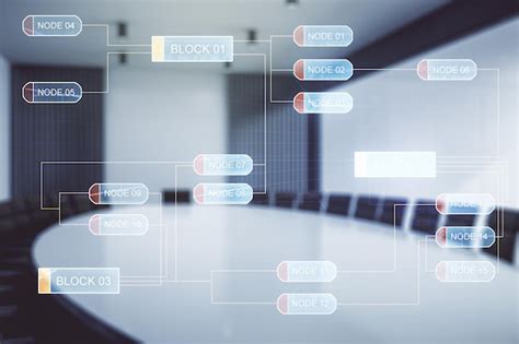 Premium Photo Abstract Virtual Coding Concept On A Modern Conference