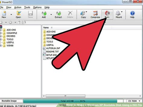 How To Make A Windows XP Bootable Disk Using A ISO File Steps