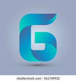 Letter G Icon Logo Template New Stock Vector Royalty Free