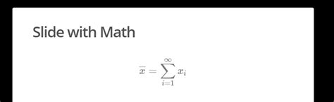 rmarkdown quarto presentation ioslides math equations · issue 2515