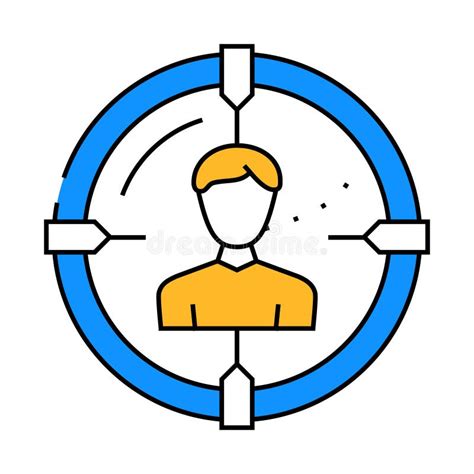 Headhunting Employee Icon Color Illustration Stock Illustration Illustration Of Business
