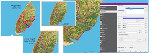 Symbology Qgis An Offset Line Symbol Works Fine In Layout But Not In Exported Image