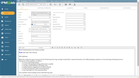 Article 741 Setting The Project Control System Pcs Communication Management Incoming And