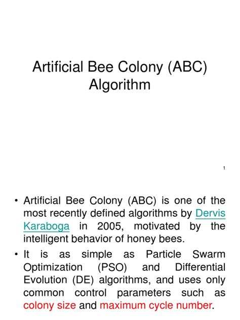 Artificial Bee Colony Abc Algorithm Pdf Computer Programming