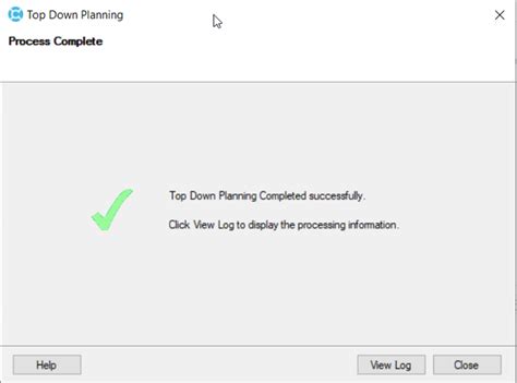 top down planning in deltek cobra ten six