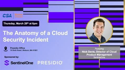 the anatomy of a cloud security incident thu mar 28 2024 6 00 pm