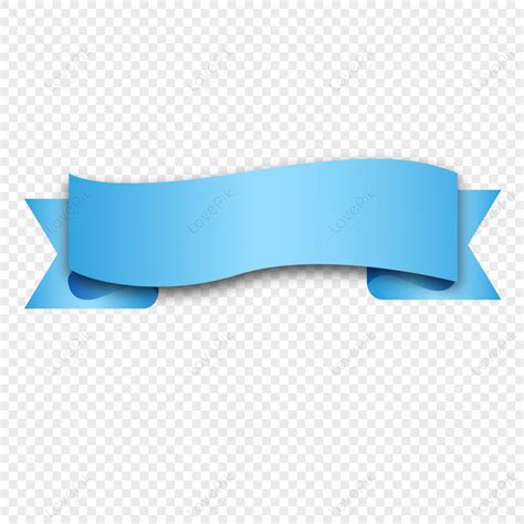blue ribbon label vector image ribbon pattern text label shading