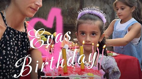 ევას 5 წლის დაბადების დღე მეგობრებთან ერთად 31 08 2024 Youtube