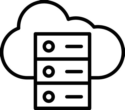 Cloud Server Icon