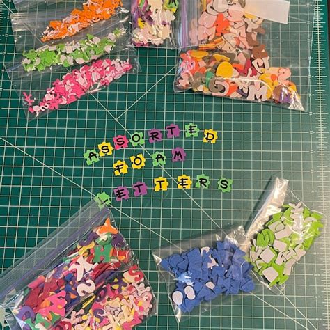 Foam Letters Etsy