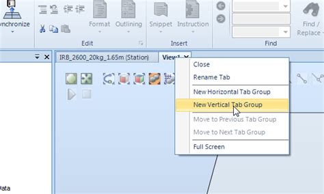 Divide Windows Both Rapid Code And Graphic Environment — Abb Robotics