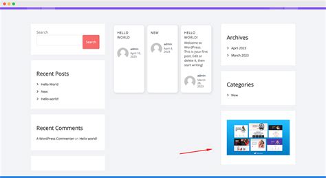 Flexia Theme Widgets Settings
