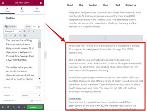 how do i add read more in elementor