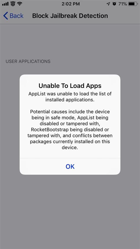 Help Keep Getting Error When Using Liberty Lite That Applist Is Unable To Load Ive Been Using