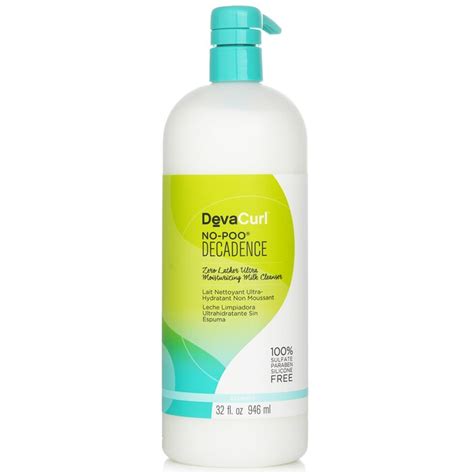 Devacurl No Poo Decadence Zero Lather Ultra Moisturizing Milk Cleanser For Super Curly Hair