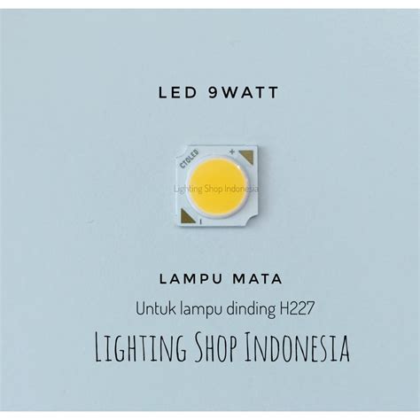 Jual Lampu Mata Led Warm White W Untuk Lampu Dinding Refill Lampu H Shopee Indonesia