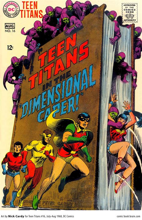 Teen Titans Comic Covers 1960s