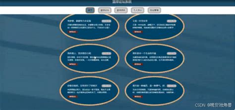 基于springboot篮球论坛系统lwppt Csdn博客