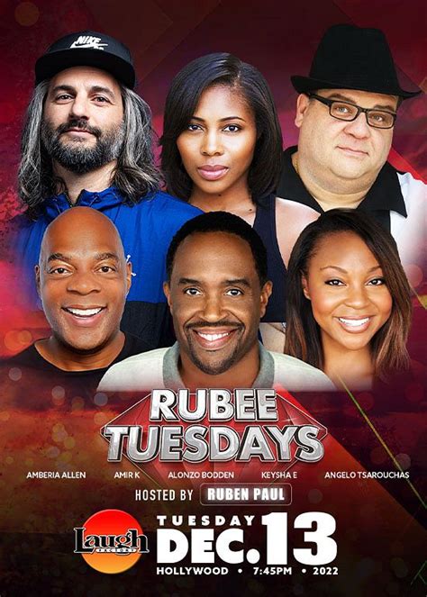 Rubee Tuesdays Tickets At Laugh Factory Hollywood In Los Angeles By