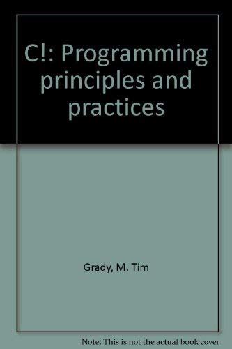 C Programming Principles And Practices 9780394390604
