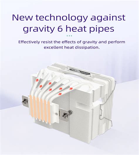 Factory Wholesale Coolmoon Support Oem Odm Gaming Pc Heat Pipe Cpu Heatsink High Cooling Cpu