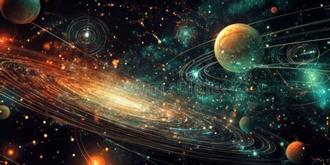 A Futuristic Ai Driven Space Probe Visualization Displaying Glowing