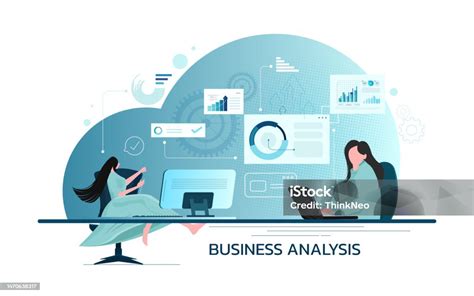 Pelaporan Seo Pemantauan Data Analisis Lalu Lintas Web Ilustrasi Vektor Datar Big Data Di Latar