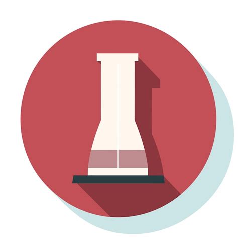 Premium Vector A Flat Icon Of A Lab Flask