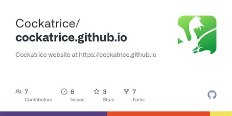 Github Cockatrice Cockatrice Website At
