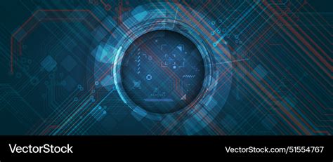 Abstract Artificial Intelligence Cloud Computing Vector Image