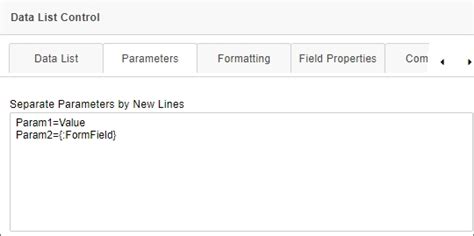 Data List Controls