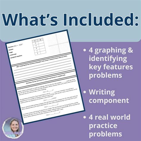 Writing And Graphing Exponential Functions Practice For Algebra Printable No Prep