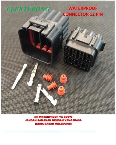 Jual Waterproof Kabel Konektor Pin Yazaki Kab Jember Elekterong Tokopedia