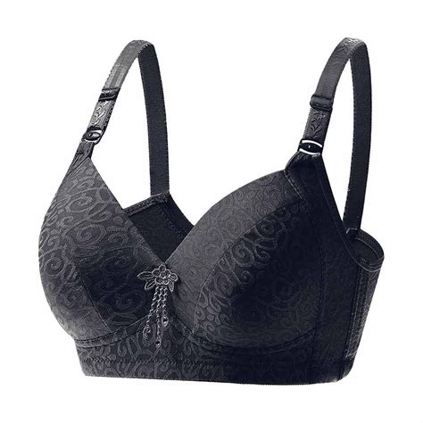 Nexjvus Womans Smart And Sexy Bras Black Wire Free No Rims Daily Bra