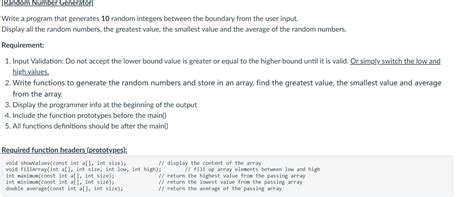 Solved Please Write The Program In C