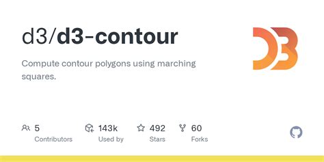 github d3 d3 contour compute contour polygons using marching squares