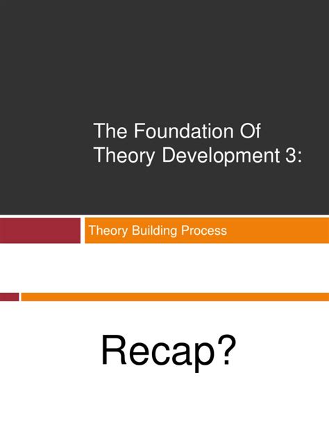 Theory Building Process Pdf