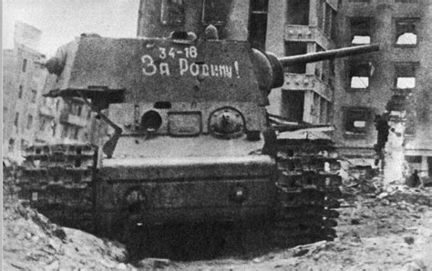 KV-1 in a city