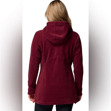 Columbia Jackets And Coats Columbia Womens Burgundy Zip Up Hooded