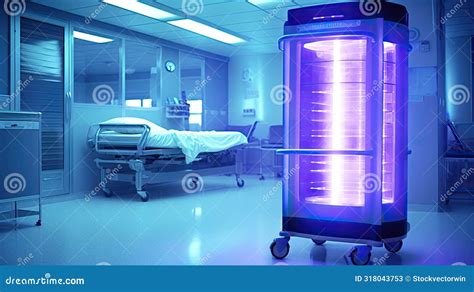 Uv Light Sterilization Longexposure Photography Captures The