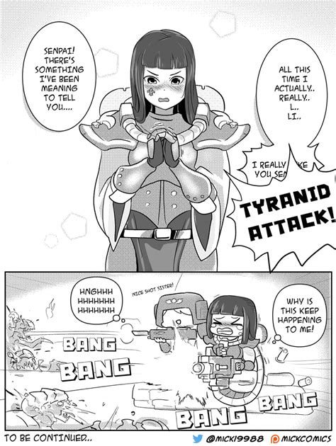 Adepta Sororitas Astra Militarum And Tyranid Warhammer K Drawn By Mick Danbooru