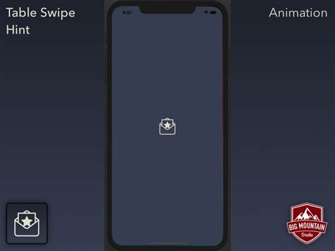 Table Swipe Hint Animation By Mark Moeykens