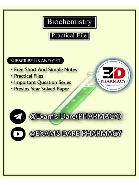 Biochemistry Practical Pdf