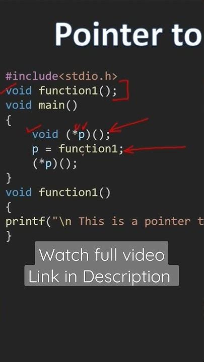 Pointer To Function Pointers In C Cprogramminginhindi Cprogramming Youtube