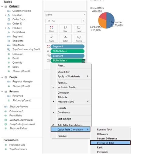 Tableau Donut Chart Features Examples How To Create